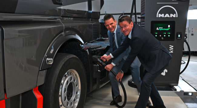 Öffentliches Ladenetz für Elektro-Nutzfahrzeuge | Busnetz