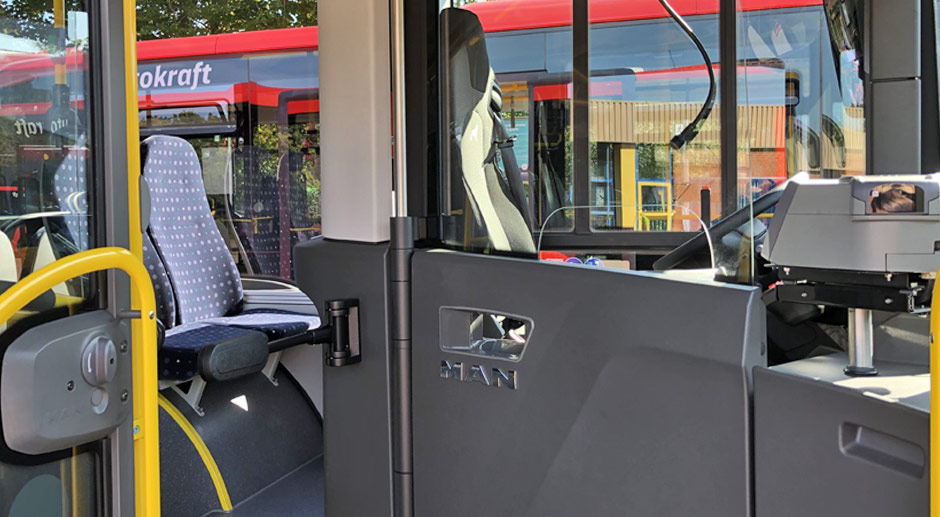 Schutzeinrichtung für Fahrerarbeitsplatz | Busnetz